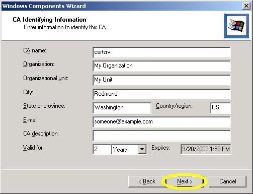 Geeky Bob | IIS 5: Setting up SSL - Appendix A: Installing Certificate ... Geeky Bob | IIS 5: Setting up SSL - Appendix A: Installing Certificate ...