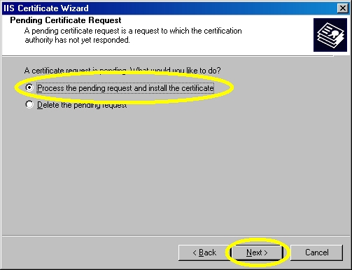 Geeky Bob Iis 5 Setting Up Ssl Part 3 Installing A Certificate