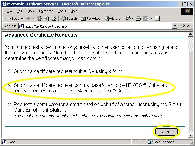 Geeky Bob Iis 5 Setting Up Ssl Part 2 Obtaining A Certificate