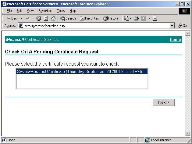 Geeky Bob | IIS 5: Setting up SSL - Part 2: Obtaining a Certificate
