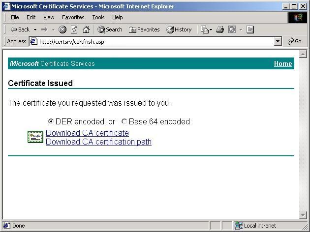 Geeky Bob Iis 5 Setting Up Ssl Part 2 Obtaining A Certificate