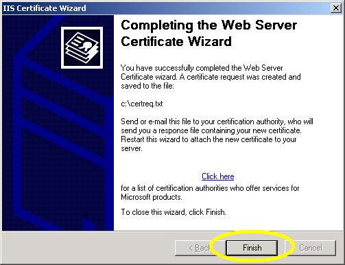 Geeky Bob Iis 5 Setting Up Ssl Part 1 Making A Request
